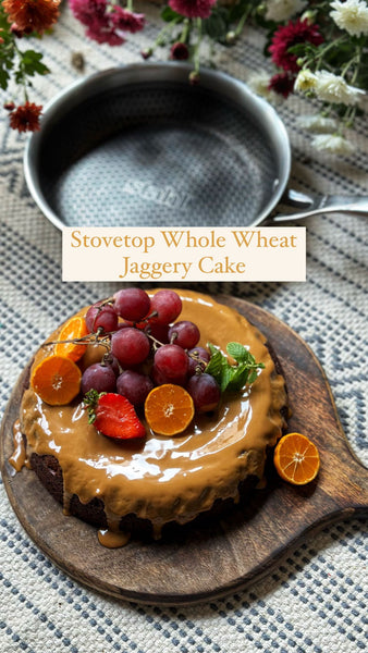 Wholewheat Jaggery Cake – Stahl Kitchens