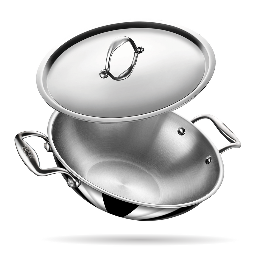 Buy Expertly Crafted Triply Kadhai at Best Prices – Stahl Kitchens