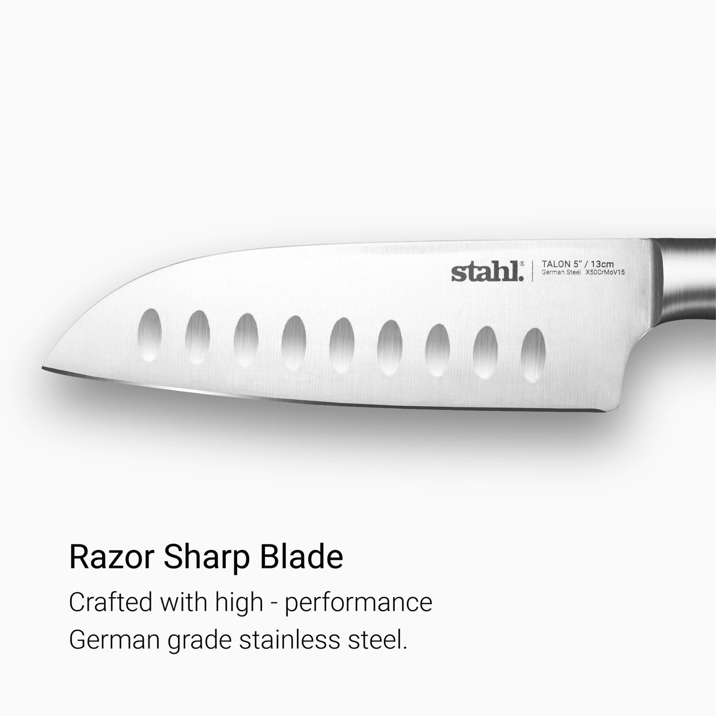 Santoku Kitchen Knife – Talon Series | German Steel & Walnut Handle ...
