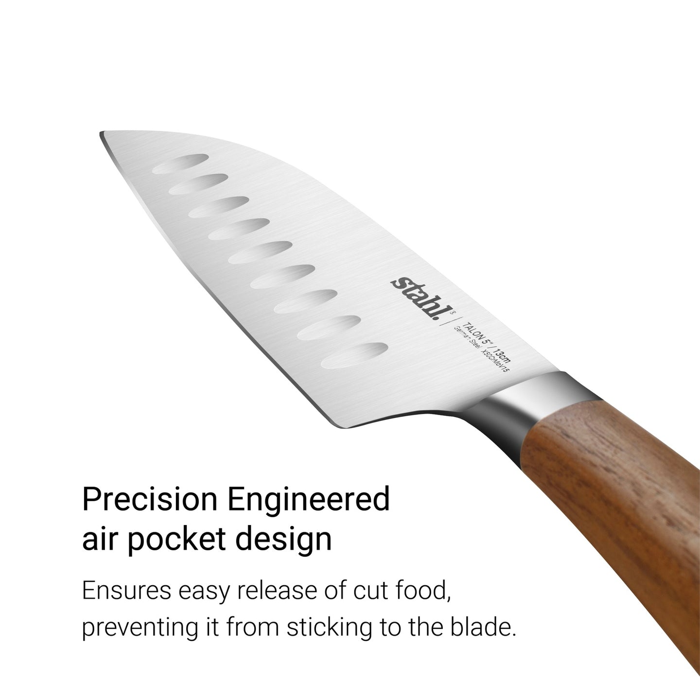 Santoku Kitchen Knife – Talon Series | German Steel & Walnut Handle ...