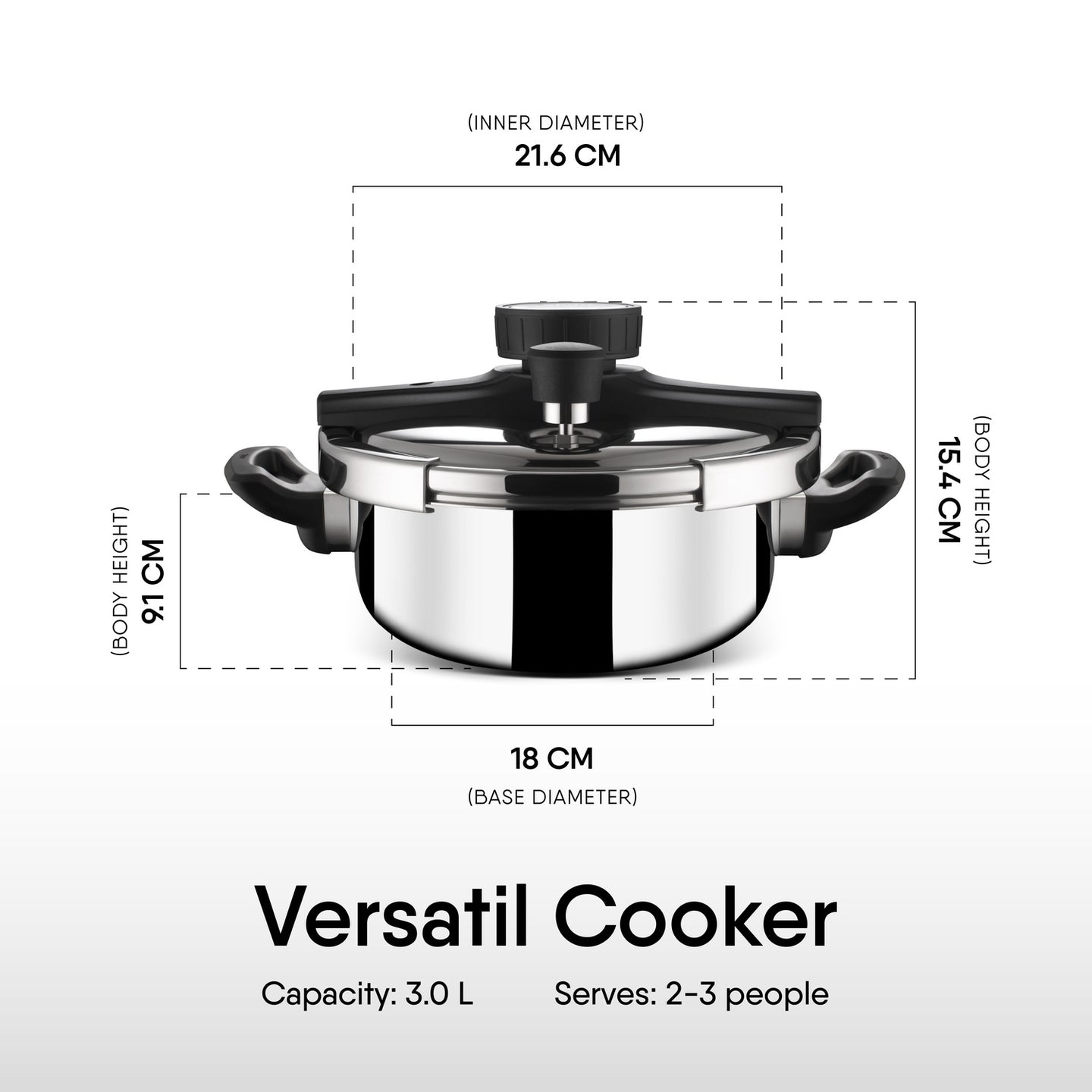 Buy Versatile Cooker – Triply Steel at Best Price | Stahl Kitchens