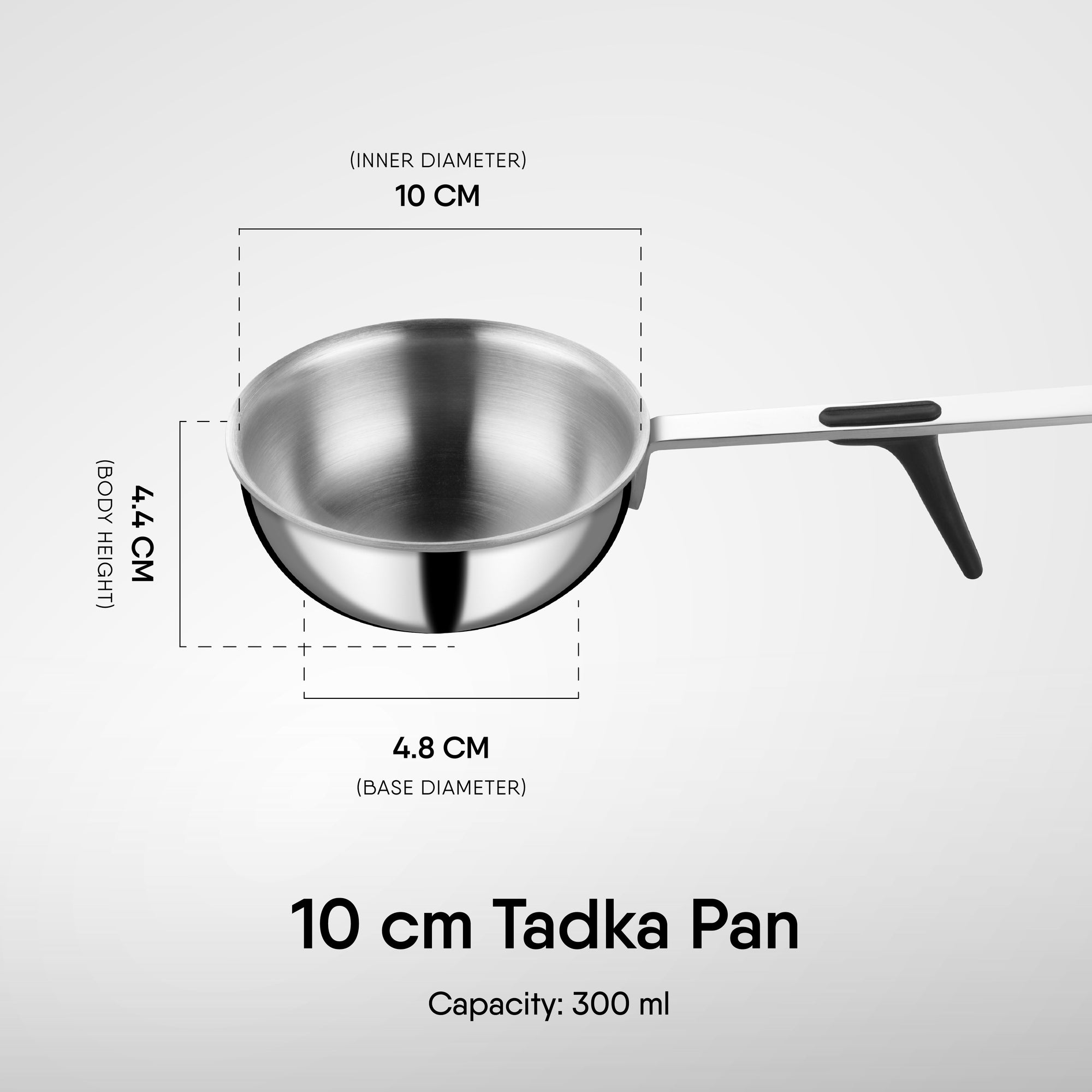 Buy Triply Stainless Steel Tadka pan Online at Best Price – Stahl Kitchens