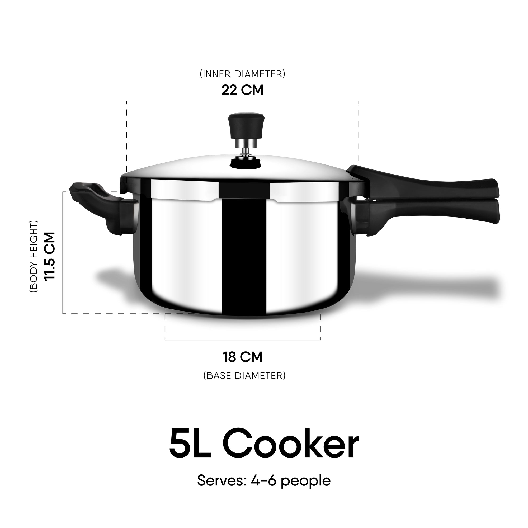 Buy Triply Stainless Steel Xpress Pressure Cooker Online at Best Price ...